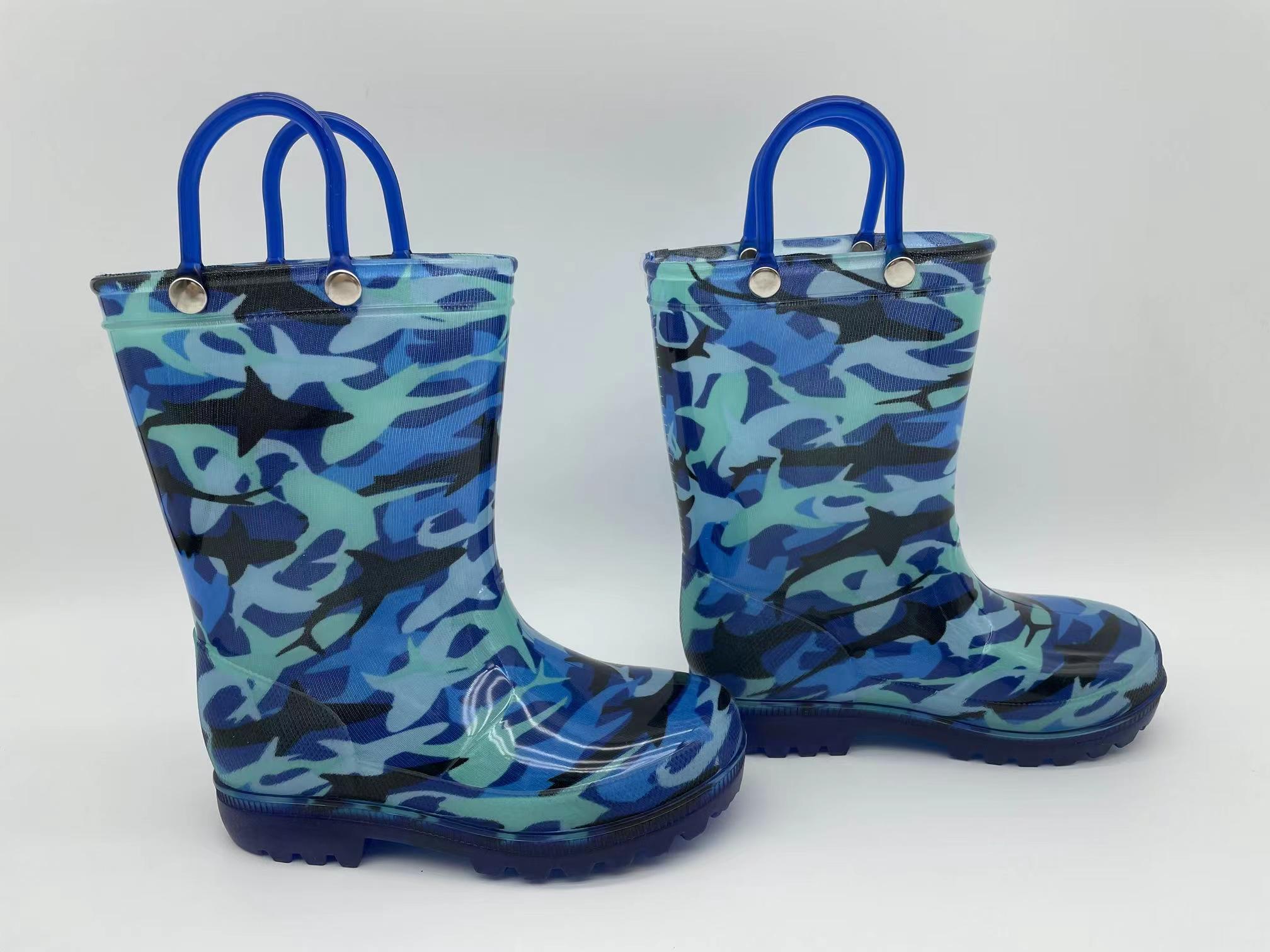 Custom Reusable Kids Rain Boots Waterproof Unique Children Rain Boots ...